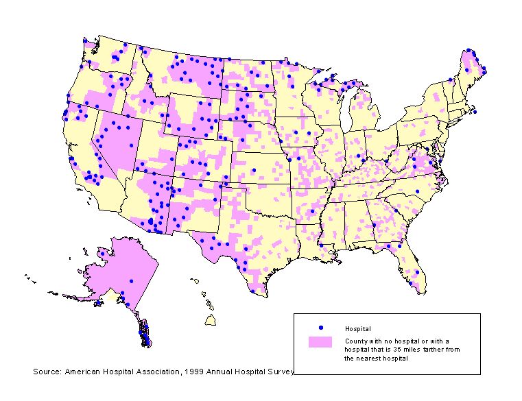 Using GIS to Track Emerging Trends in the Hospital and Health Care Field