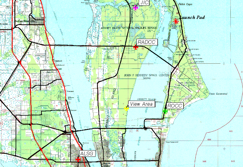 Application of GIS for Cassini Launch Support